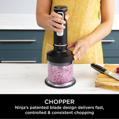 Ninja Foodi 3-in-1 Hand Blender Mixer & Chopper CI100UK