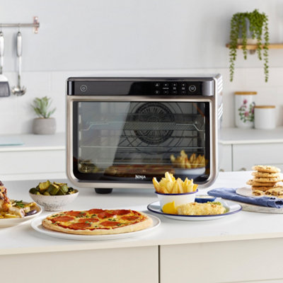 Ninja Mini Oven Foodi 10-in-1 Multifunction Oven Silver DT200UK