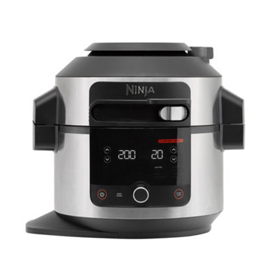 Ninja Multi Cooker Foodi 11-in-1 SmartLid 6L Stainless Steel OL550UK