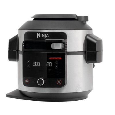 Ninja Multi Cooker Foodi 11-in-1 SmartLid 6L Stainless Steel OL550UK