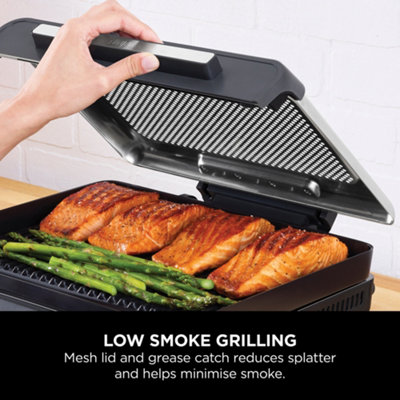 Ninja Sizzle Low Smoke Indoor Grill & Flat Plate GR101UK
