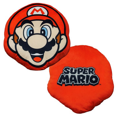 Nintendo Mario Shaped Filled Cushion