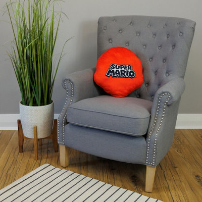 Nintendo Mario Shaped Filled Cushion