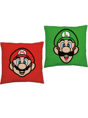 Nintendo Super Mario Square Filled Cushion | DIY at B&Q
