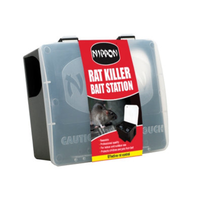Nippon Rat Killer Bait Station Portable Reusable Rodent Control Indoor ...