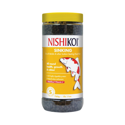 Nishikoi Sinking Fish Food 760g - Small Pellet