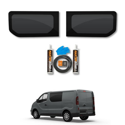 Nissan NV300 (2016-2021) Fixed Side Windows, and Fitting Kit, Van Glass ...