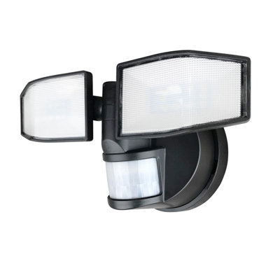 NiteSafe Twin Motion Sensor Floodlight Battery Operated LED Security ...