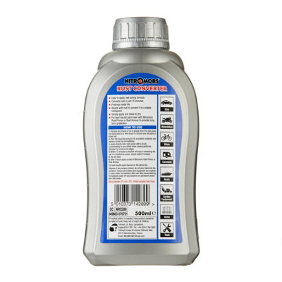 Nitromors Metal Rust Converter Treatment Fast Acting Easy to Apply 500ml x3