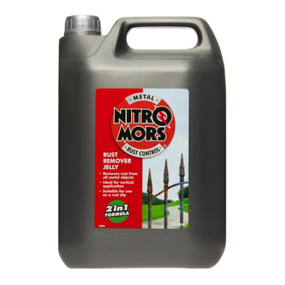 Nitromors Rust Remover Jelly 5L 5 Litres Metal Rust Control Corrosion ...