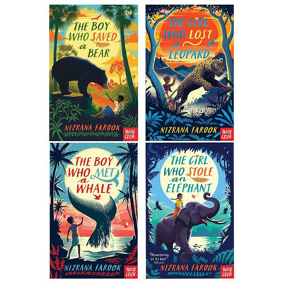 Nizrana Farook 4 Books Collection Set (The Girl Who Stole an Elephant ...