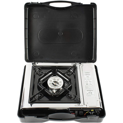 NJ-500 Portable Camping Gas Stove Single Burner Cooker 2.2kW Stainless ...