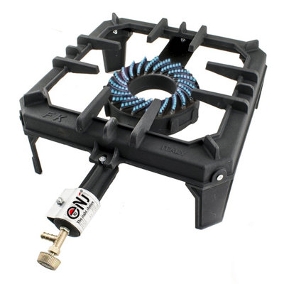 NJ GB-29 Large Gas Boiling Ring Cast Iron Burner Camping Stove Outdoor ...