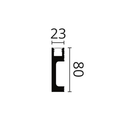 NMC IL10 LED Skirting Board with Diffuser Strip 6 Pack - 12 Metres