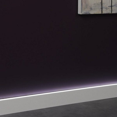 NMC IL10 LED Skirting Board with Diffuser Strip 6 Pack - 12 Metres
