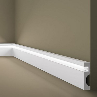 NMC IL11 LED Skirting Board with Diffuser Strip 6 Pack - 12 Metres