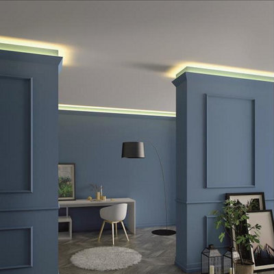 NMC IL4 Up Lighting Coving Multi Use Lightweight Moulding 12 Pack - 24 ...