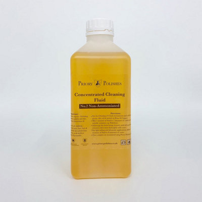 No 2 Non Ammoniated Brass, Clock Cleaning Concentrate Solution 1 Litre