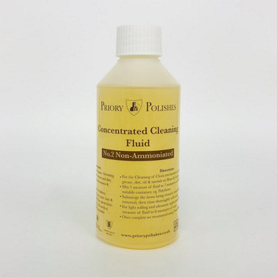 No 2 Non Ammoniated Brass, Clock Cleaning Concentrate Solution 250ml