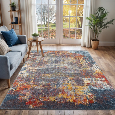 NOA Modern Abstract Area Rug 160 x 213 cm
