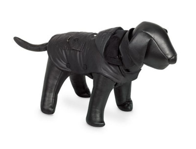 Nobby Mellow Dog Coat Black With Hood 26cm