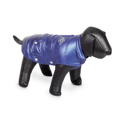 Nobby Olivia Waterproof Dog Coat Blue (44cm) | DIY at B&Q