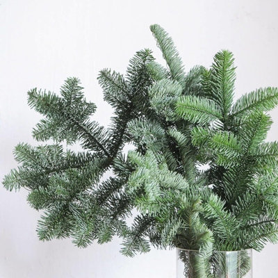 Noble Fir Fresh Foliage - 5kg Real Christmas Tree Branches - Evergreen ...