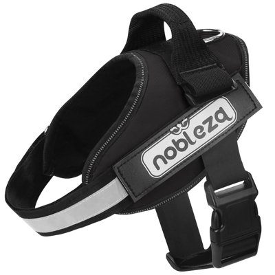 Nobleza Dog Harness, Reflective Adjustable No-Pull Dog Vest Harness ...