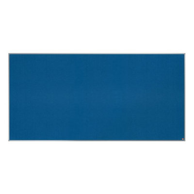 Nobo Essence Blue Felt Notice Board 2400x1200mm | DIY at B&Q