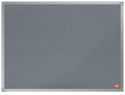 Nobo Essence Grey Felt Notice Board 600x450mm | DIY at B&Q