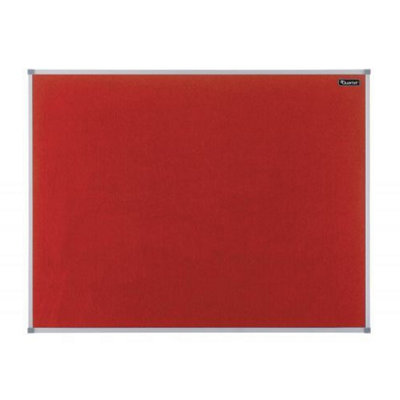Nobo Essence Red Felt Notice Board 1200x900mm