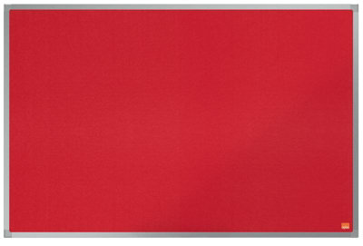 Nobo Essence Red Felt Notice Board 900x600mm | DIY at B&Q