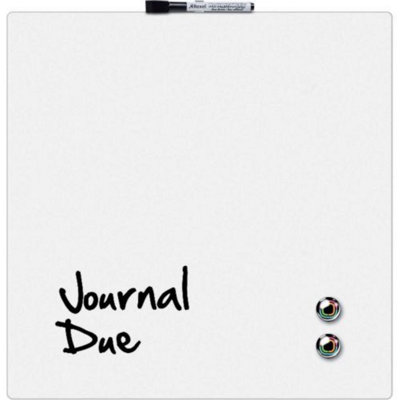 Nobo Mini Magnetic Whiteboard Coloured Tile 360mmx360mm White