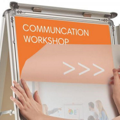 Nobo Premium Plus A0 A-Board Sign Holder with Snap Frame