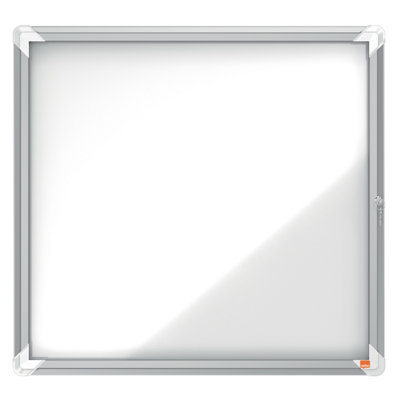 Nobo Premium Plus Outdoor Magnetic Lockable Notice Board 709x668mm Fits ...