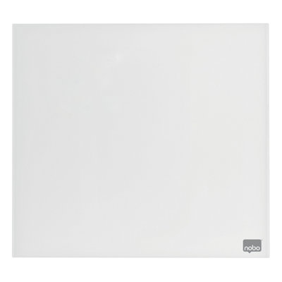 Nobo Small Magnetic Glass Whiteboard Tile 300x300mm | DIY at B&Q