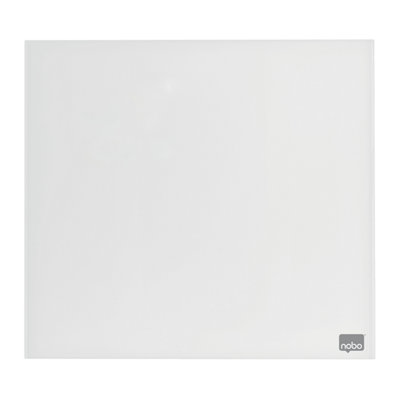 Nobo Small Magnetic Glass Whiteboard Tile 450x450mm | DIY at B&Q