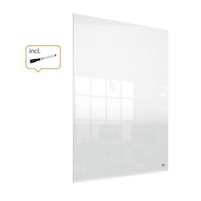 Nobo Transparent Acrylic Desktop or Wall Mounted Mini Whiteboard 600x450mm