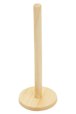 Nolan Pine Wood Kitchen Roll Holder