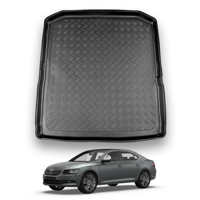 NOMAD Boot Liner for Skoda Superb 2015-23 Tailored Car Floor Guard Tray ...