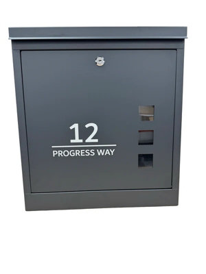 Non-Personalised Parcel Box, Secure Outdoor Delivery Box for Packages ...