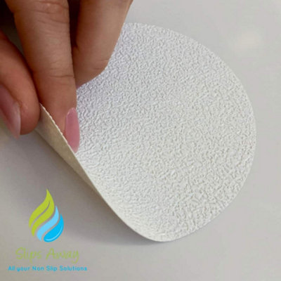 Non Slip Bath & Shower Stickers 20x Large White Discs