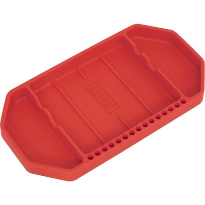 Non-Slip Flexible Tool Tray - 275mm x 140mm x 30mm - Perfect for Garage ...