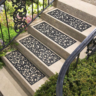 Non-Slip Safety Step Stair Mat - Made From a Non Slip Rubber - Ideal ...
