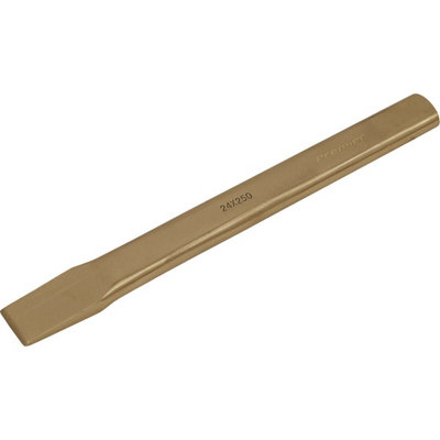 Non-Sparking Flat Chisel - 24mm x 250mm - Beryllium Copper Precision ...