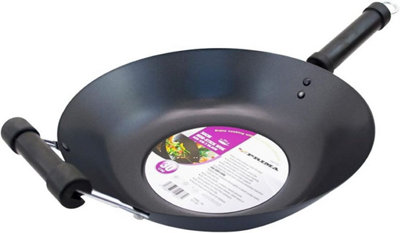 Non Stick Cooking Wok Double Heat Resistant Handles For Safety Kitchen ...
