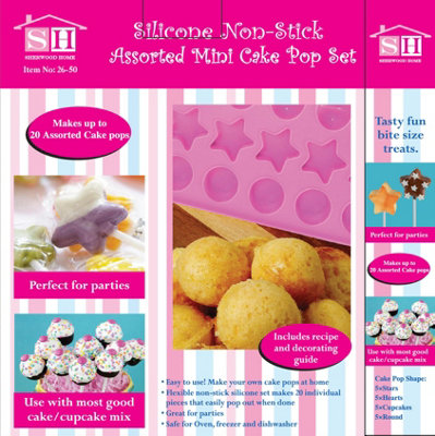 Non Stick Silicone Cake Pop Set makes 20 Cake Pops