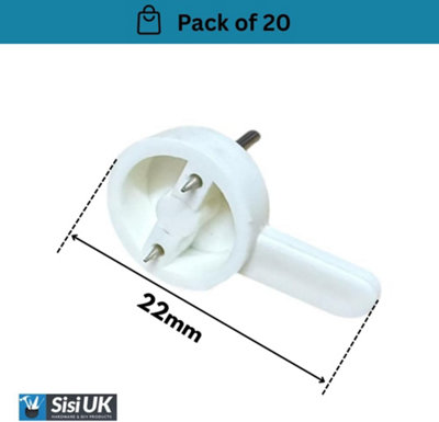 Non Trace Picture Hooks 22mm Pack of 20 Heavy Duty Damage Free Wall ...