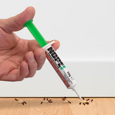 NOPE Ant Killer Syringe (2x10g) Baited Ant Gel Indoor & Outdoor Total ...