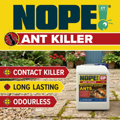 NOPE CP Ant Killer Spray (5L & Sprayer) Effective Ant Control - Fast ...